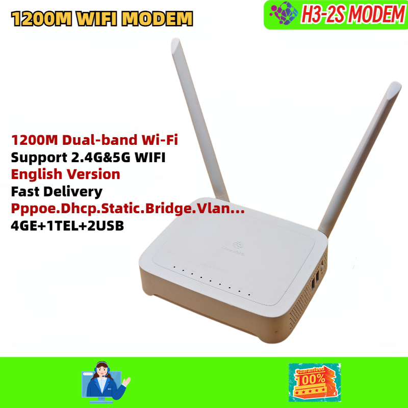 Jual MODEM H3-2S Echolife XPON EPON GPON ONU OLT 4GE DUAL-BAND WIRELESS ...