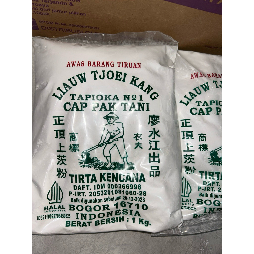Jual Sagu Tani Tapioka Cap Pak Tani Tepung Tapioka (Liauw Tjoei Kang ...