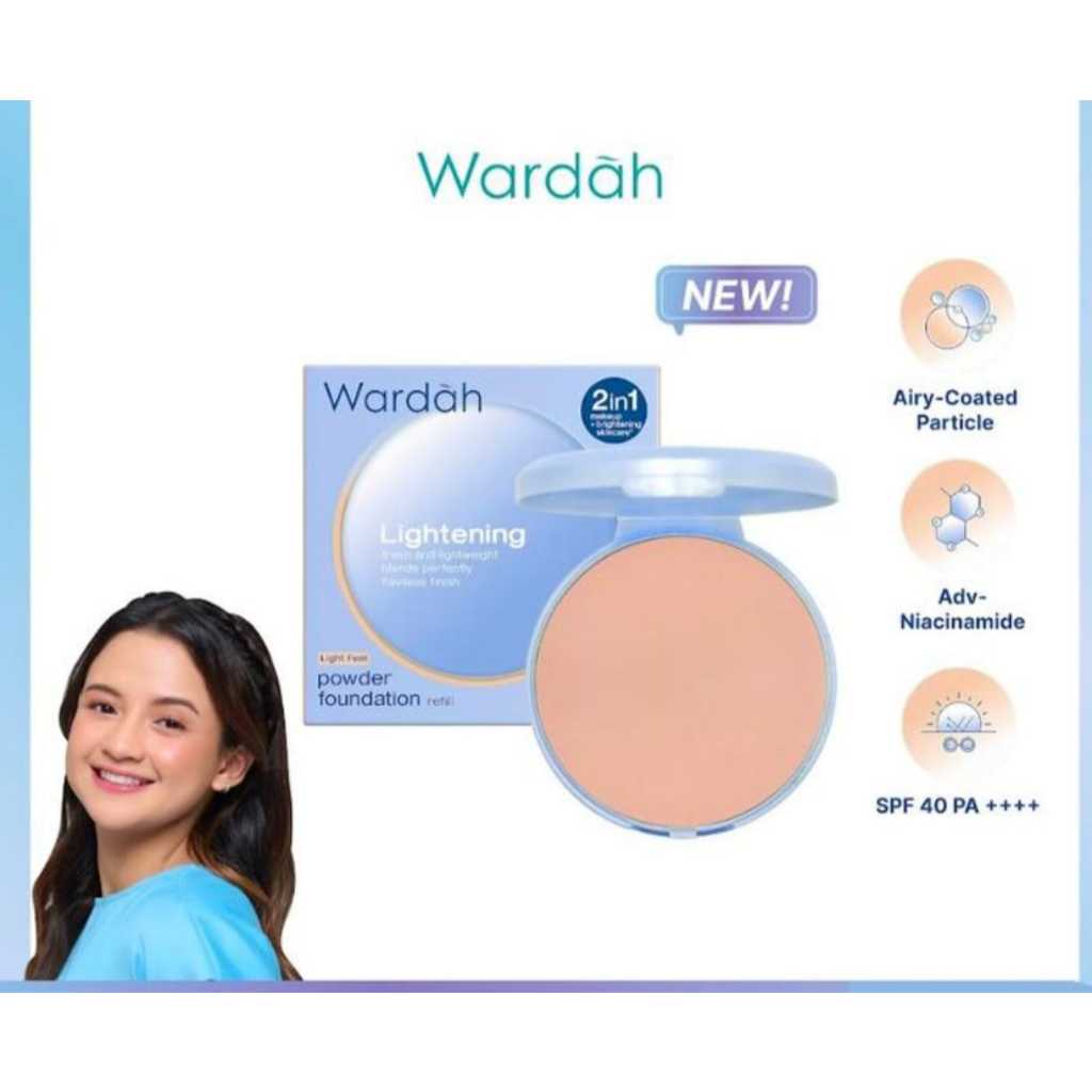 Jual Wardah Refill bedak padat SPF 40 +++ 02 PINK BEIGE / 04 NEUTRAL ...