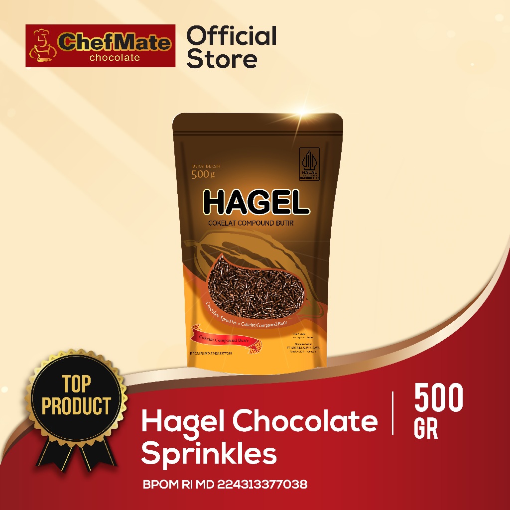 Jual MEISES HAGEL 500 GR/MEISES PREMIUM MEISES DARK CHOCOLATE/DARK ...