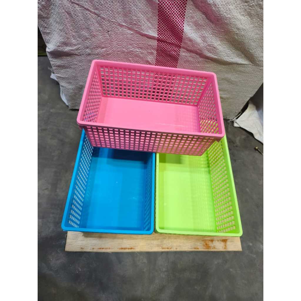 Jual (HARGA 3PCS) Keranjang Serbaguna Besar A22 / Keranjang Pelastik ...