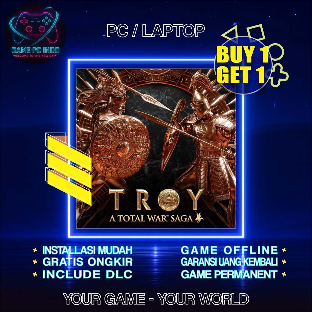 Jual A Total War Saga Troy pc laptop / Game Strategy Total War | Shopee ...