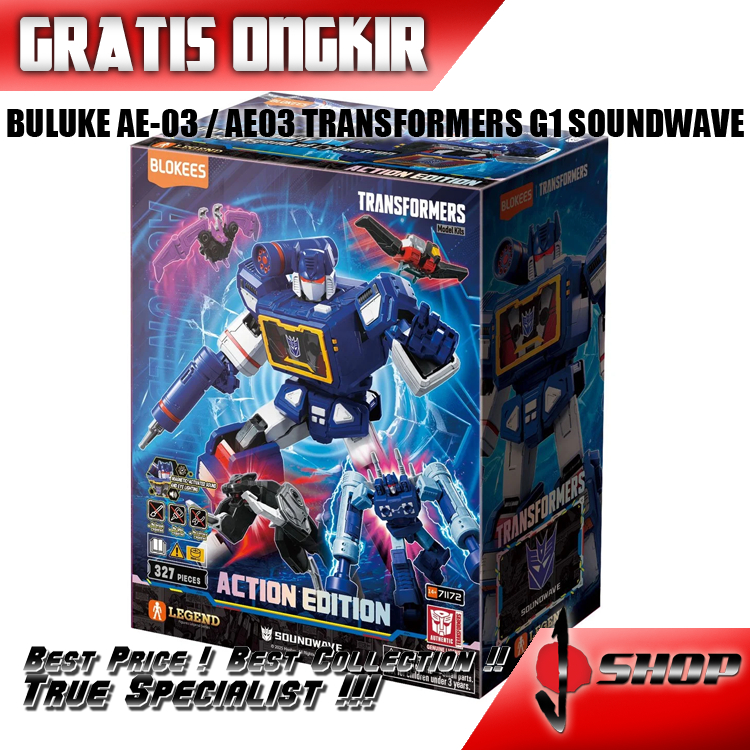 Jual BULUKE ACTION EDITION / AE-03 / AE03 TRANSFORMERS G1 SOUNDWAVE ...