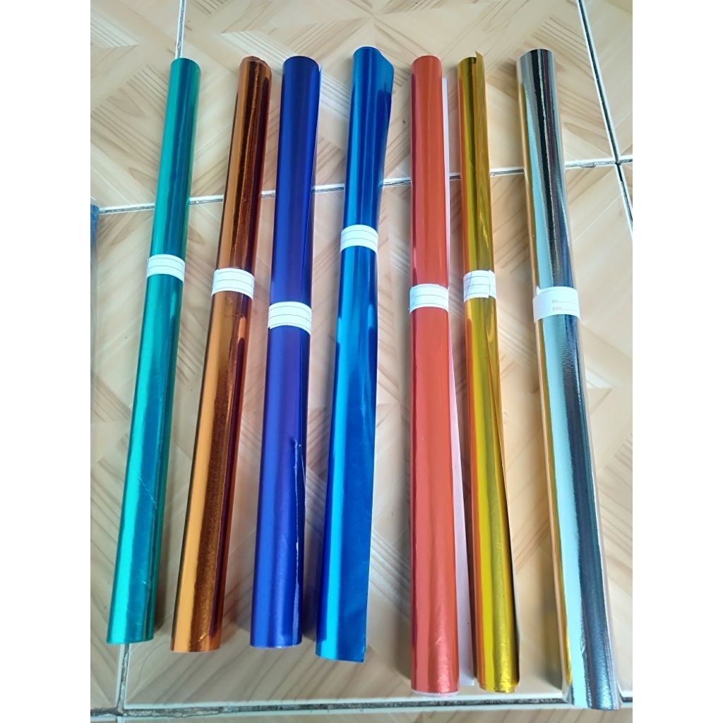Jual lebih tebal /Kertas Metalik/kertas kado /kertas mengkilap/kertas ...