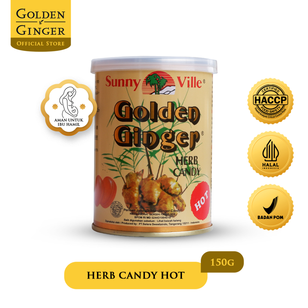 Jual Golden Ginger Herb Candy Classic Hot (CAN) | Shopee Indonesia
