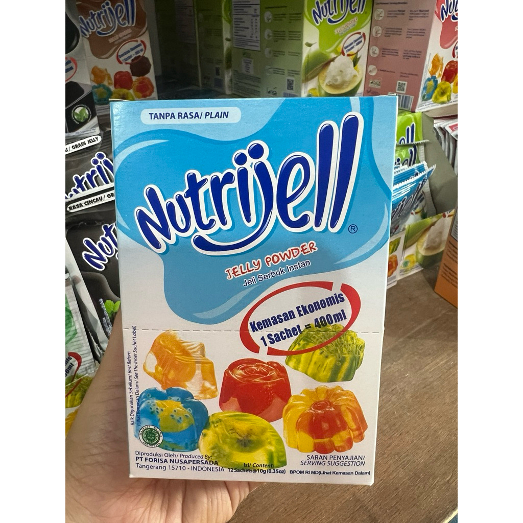 Jual NUTRIJELL JELLY 10 GR PER BOX ISI 12 PLAIN | Shopee Indonesia