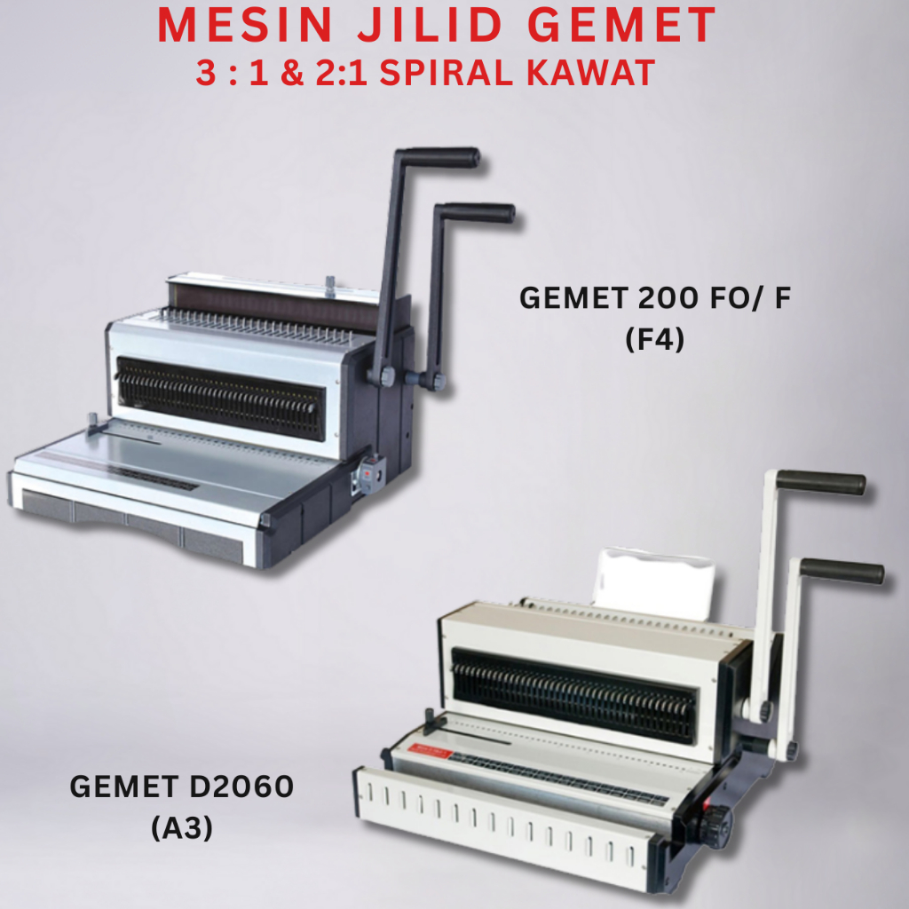 Jual Mesin Jilid Gemet | Mesin Jilid Doubel Kawat | Mesin Jilid Ring ...
