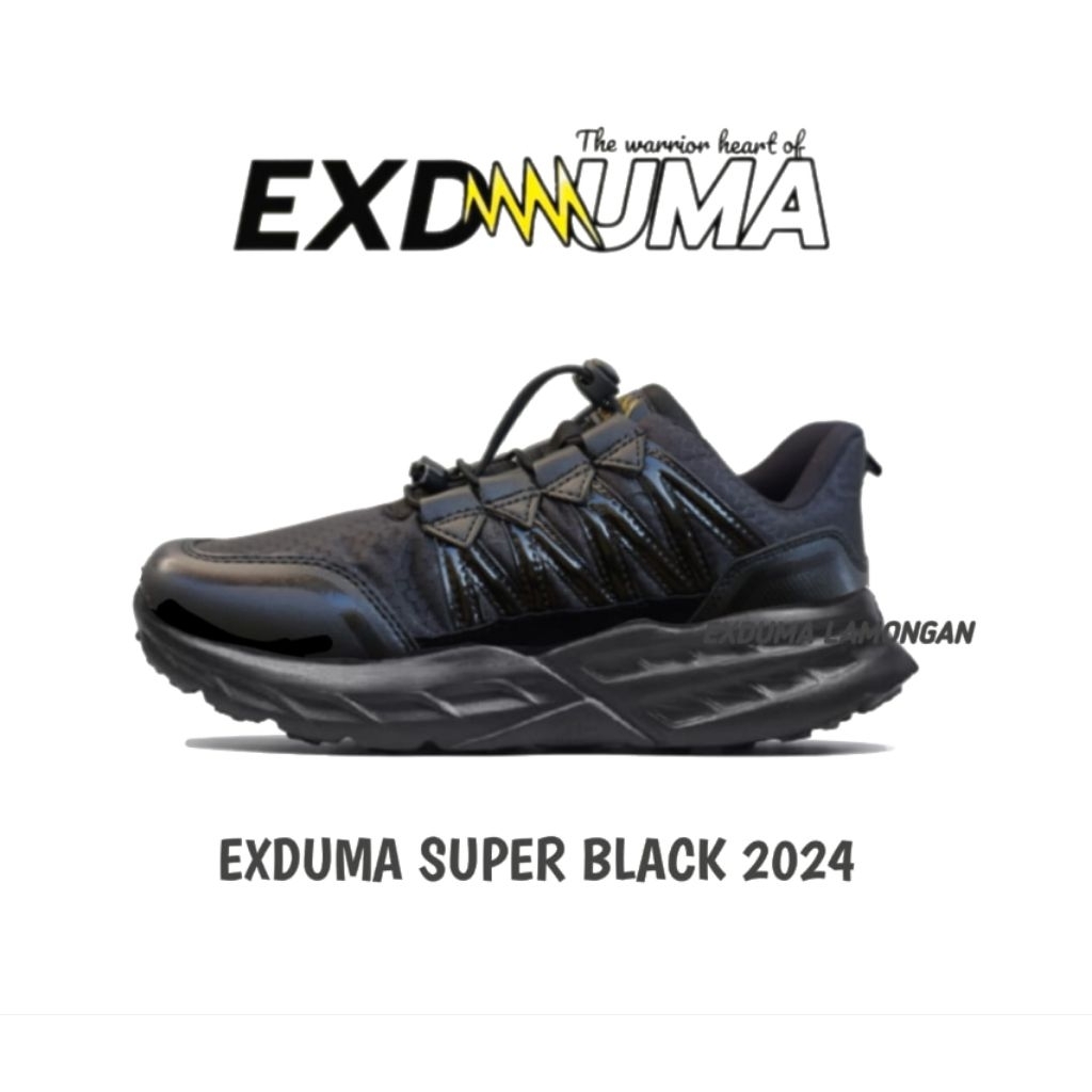 Jual SEPATU EXDUMA SUPER BLACK ORIGINAL SNEAKERS SOL 2024 DAN SUPER ...