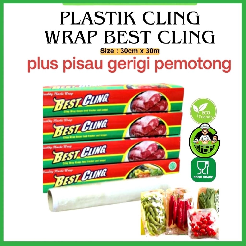 Jual Plastik Wrap Bening best cling/Plastik Wrapping/cling wrap/plastik ...