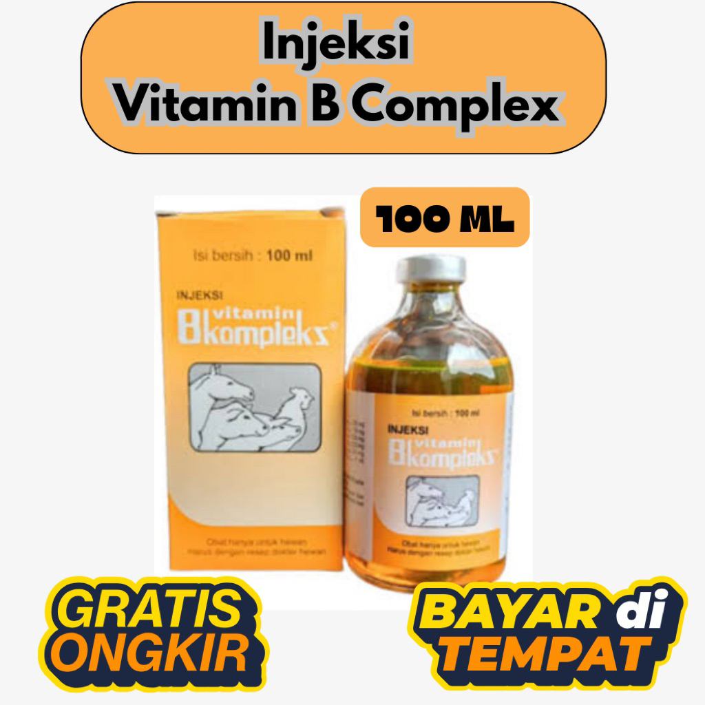 Jual Injeksi Vitamin B Complex - 100 ml | Shopee Indonesia