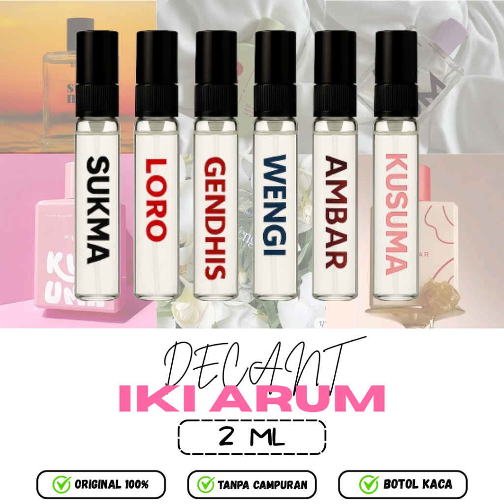 Jual Decant Parfum Iki Arum 2ml Original | Shopee Indonesia