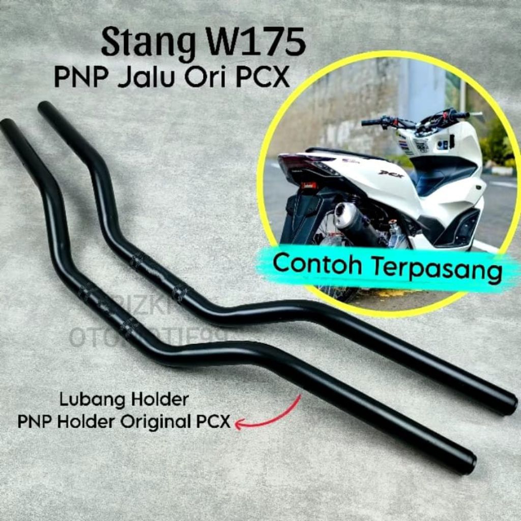 Jual STANG W175 PCX 150 STANG PCX 160 SETANG STIR PCX HITAM | Shopee ...