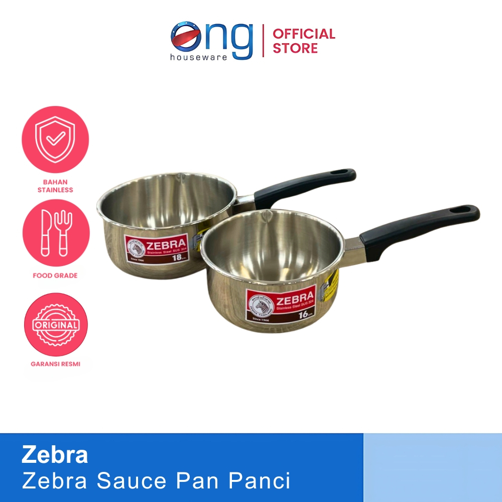 Jual Ong Houseware - Zebra Sauce Pan Panci Susu Indomie 16 cm 18 cm ...