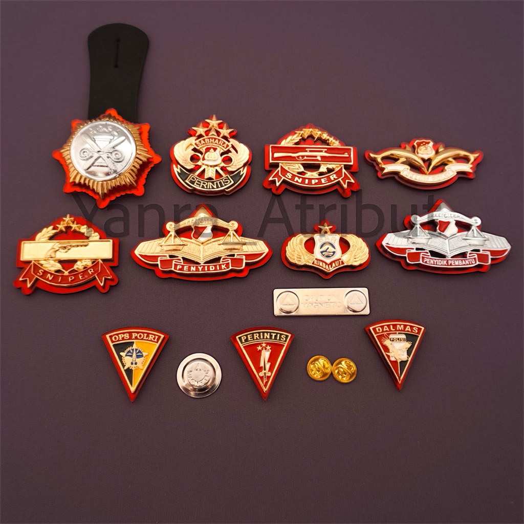 Jual Pin Wing Sar Rimba Laut Perintis Ops Polri Roda Sabhara Dalmas ...