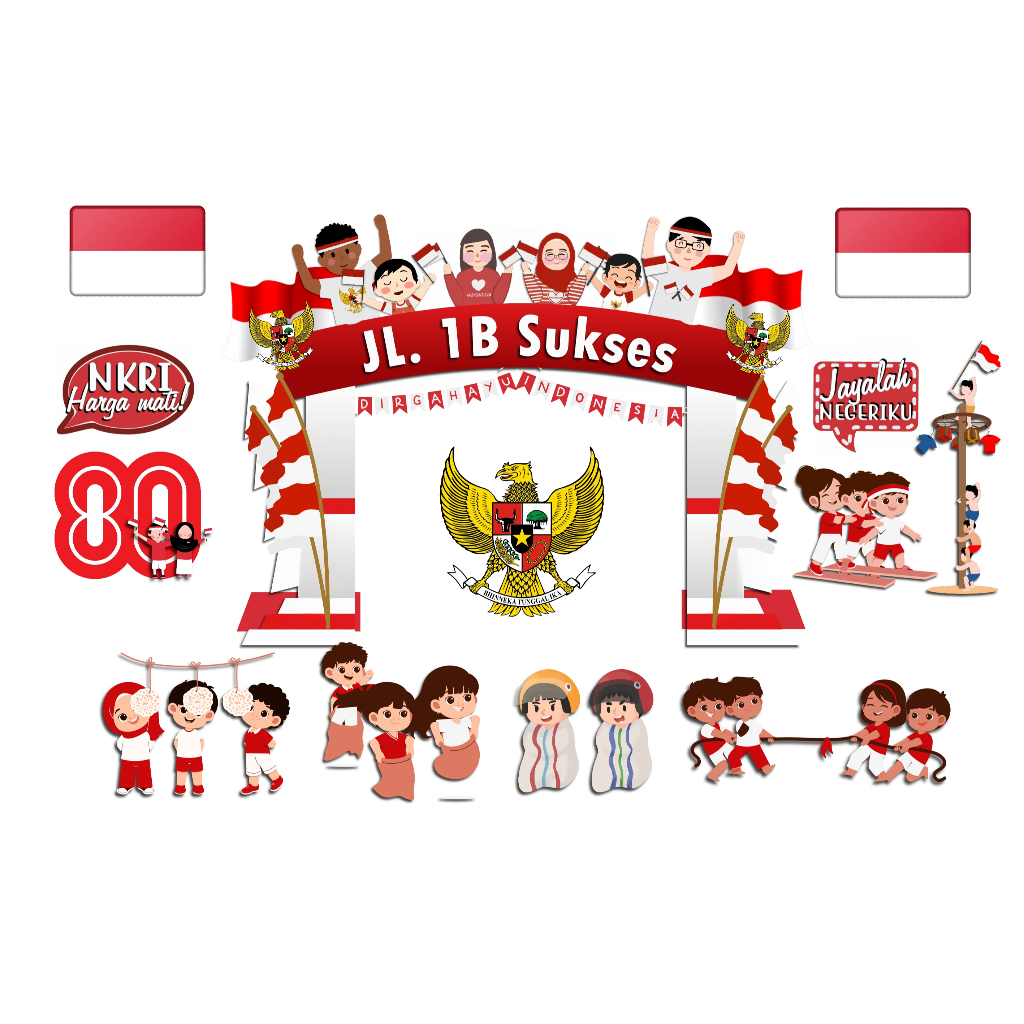 Jual TOPPER TUMPENG KEMERDEKAAN RI | Shopee Indonesia