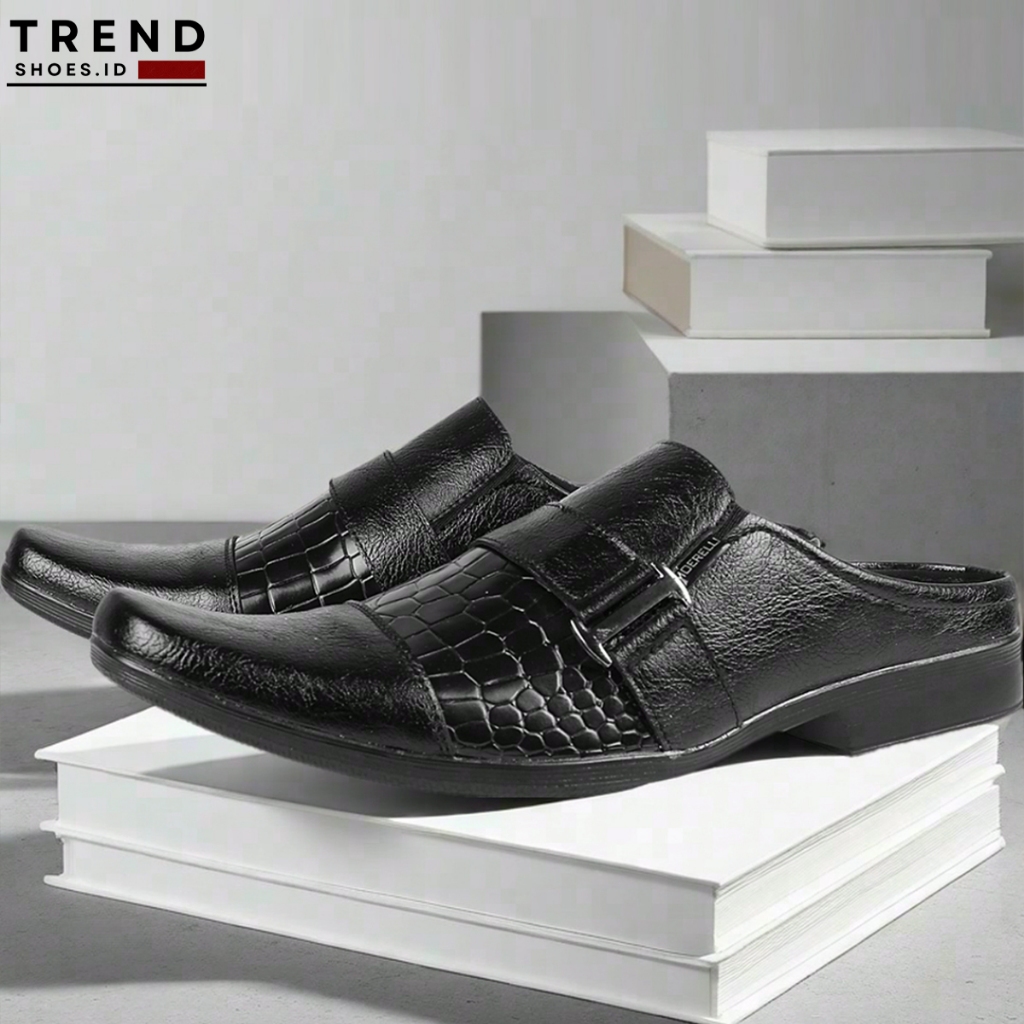Jual Sepatu Bustong Pria Model Kekinian Bustong Haji Hitam Sepatu ...