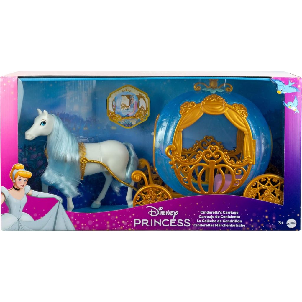 Jual MATTEL DISNEY PRINCESS CINDERELLAS ROLLING CARRIAGE WITH GOLD ...