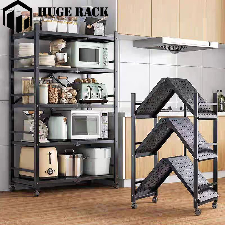 Jual Plat Besi Menebal Rak Dapur Lipat Rak Lipat Portable Rak Besi 5 ...