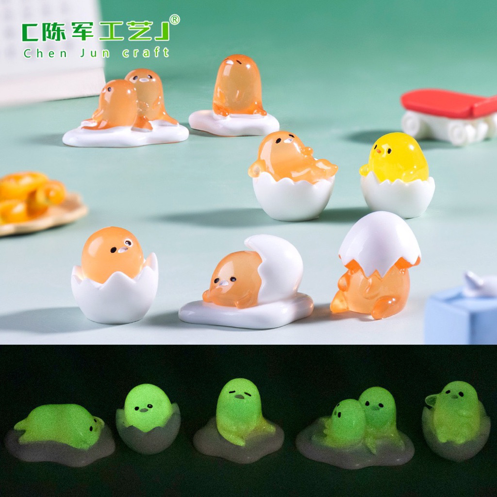 Jual (1Pcs) C165 Figure 3D Gudetama Telur GID | Shopee Indonesia