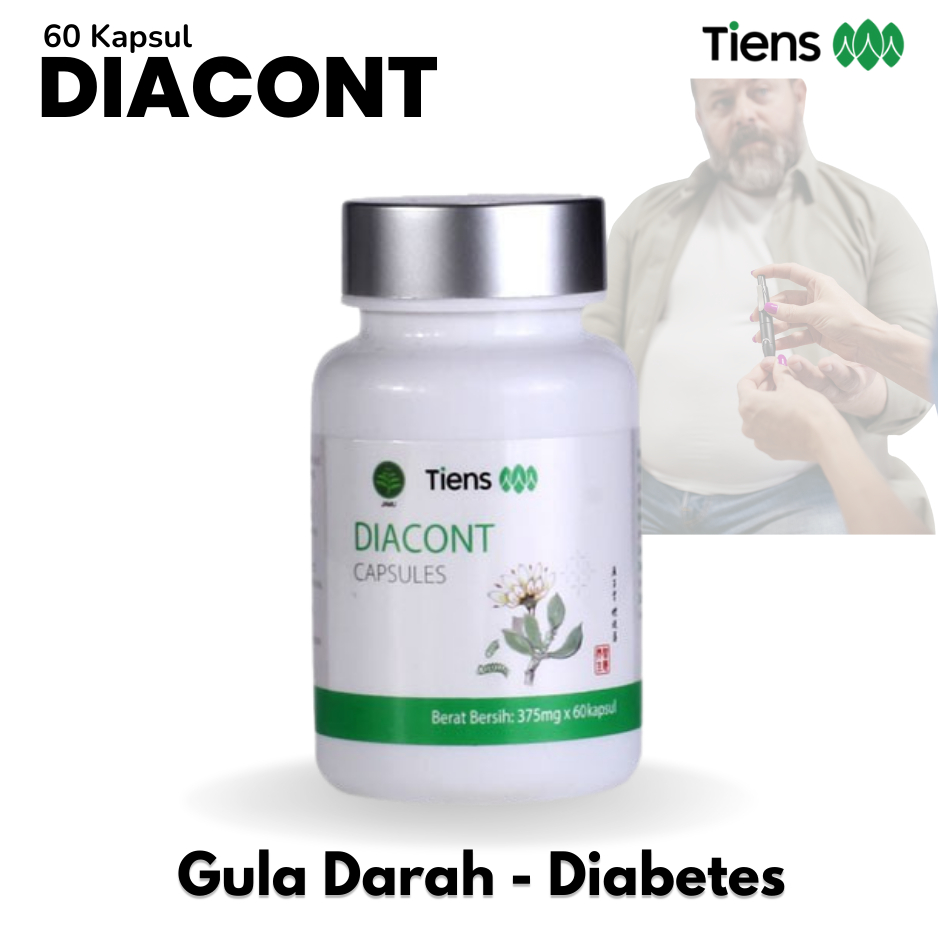 Jual Diacont Tiens Obat Diabetes Atasi Gula Darah & Kolesterol | Shopee ...