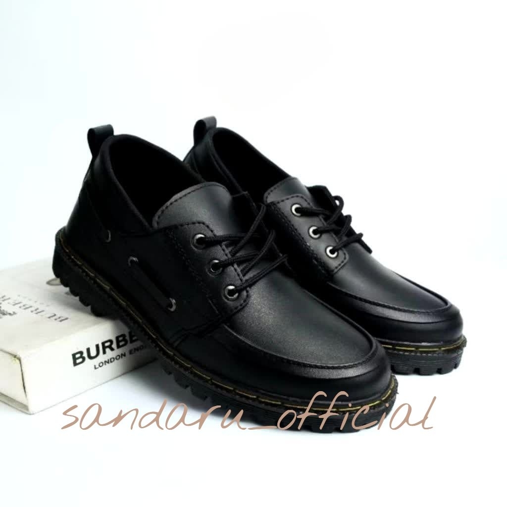 Jual DOCMART ! Sepatu Formal Pria Low Boot Kulit Hitam ! CASUAL UNISEX ...