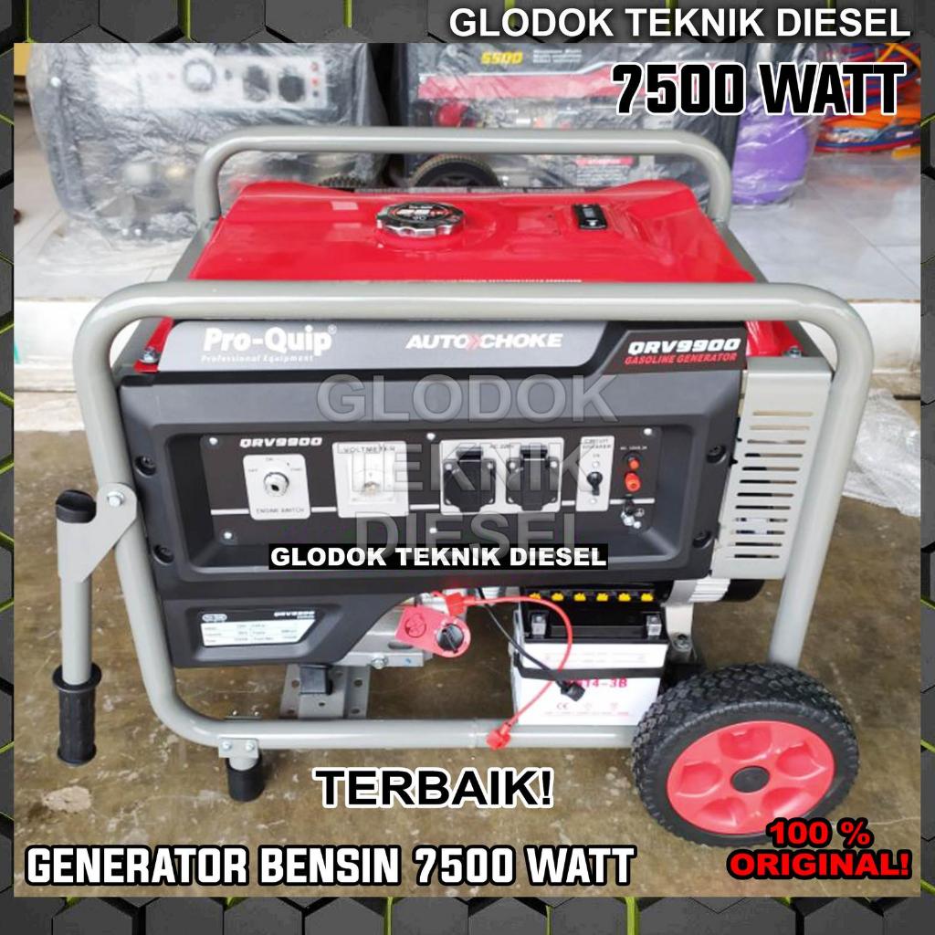 Jual Proquip Genset Generator Bensin 7500 7000 watt QRV 9900 QRV9900 ORIGINAL TERBAIK Gasoline ...