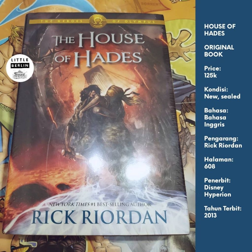Jual ORIGINAL Novel THE HOUSE OF HADES Hardcover English Rick Riordan ...