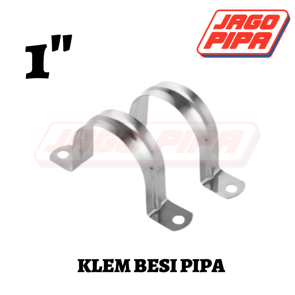 Jual Klem Besi Pipa PVC 1" Clamp Omega Pipa 1 Dim | Shopee Indonesia