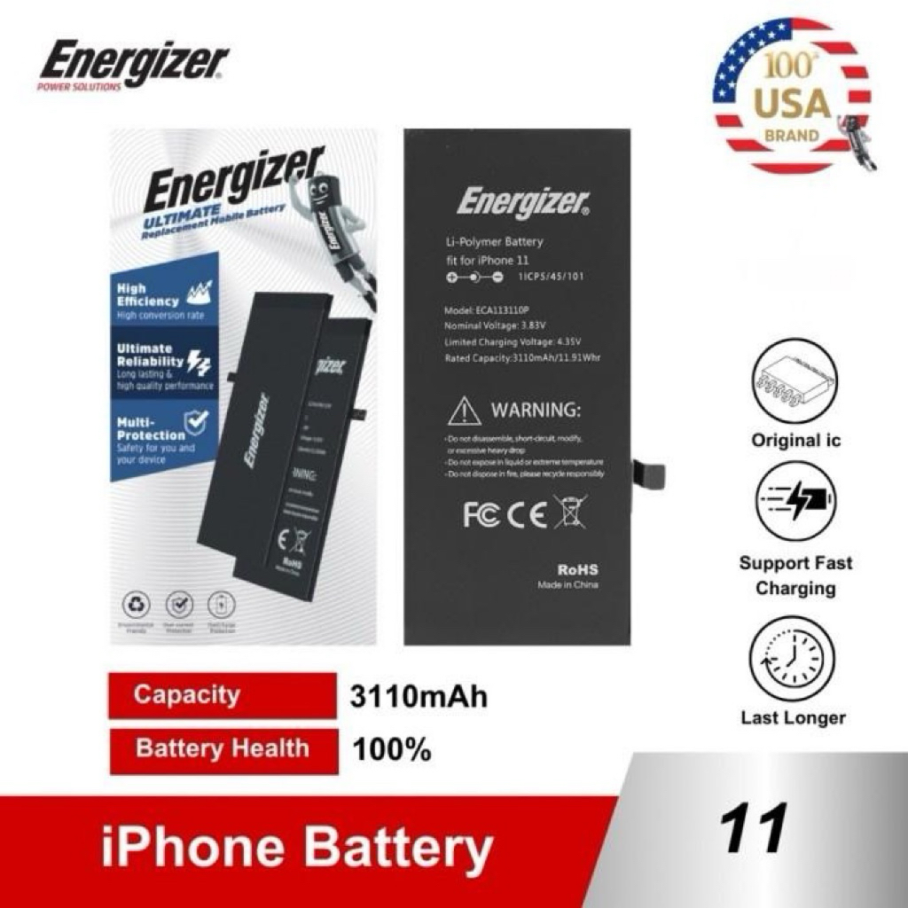 Jual ENERGIZER Baterai Battery iPhone 11 Battery Replacement Energizer ...