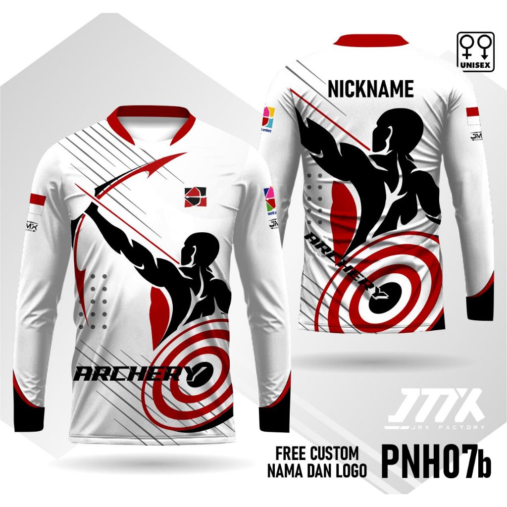 Jual jersey archery jersey panahan lengan panjang terbaru 2025 free ...