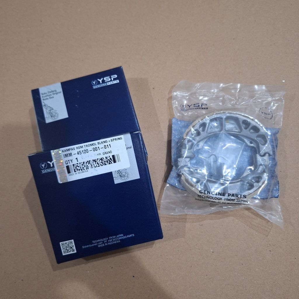 Jual (GROSIR) ORIGINAL YSP KAMPAS REM TROMOL + SPRING (KOTAK) (harga ...