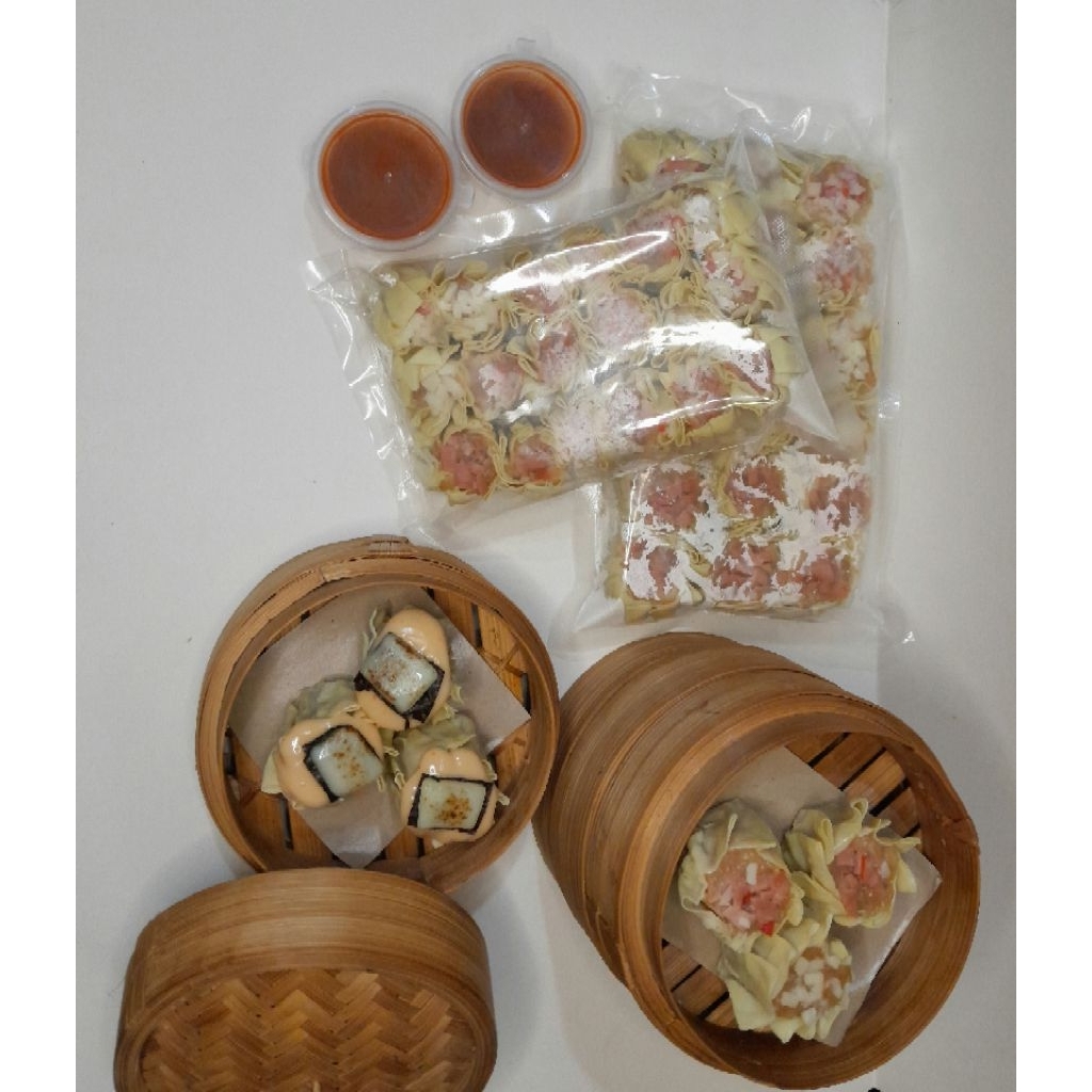 Jual paket dimsum mentai mini ori, isi 10 pcs (free saus mentai ...