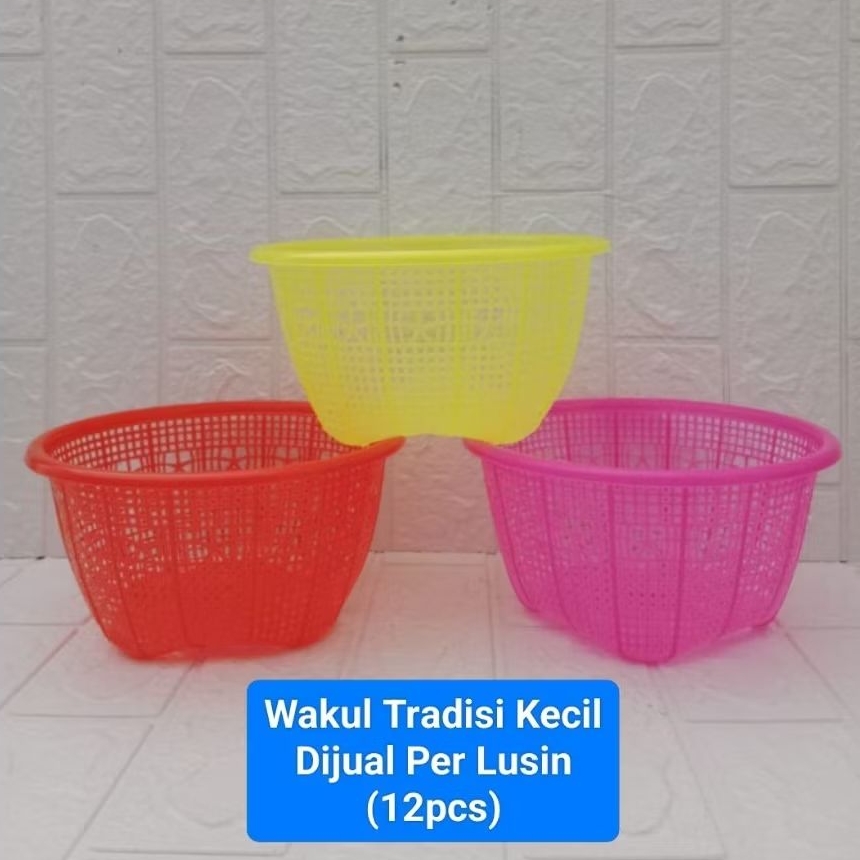 Jual (12 PCS) Wakul Tradisi / Wakul Hajatan / Wakul Plastik / Besek ...