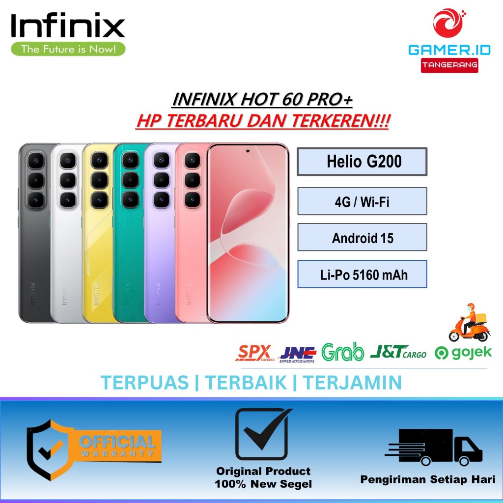 Jual Handphone Infinix HOT 60 Pro+ / HOT 60 Pro | Helio G200 NFC Card ...