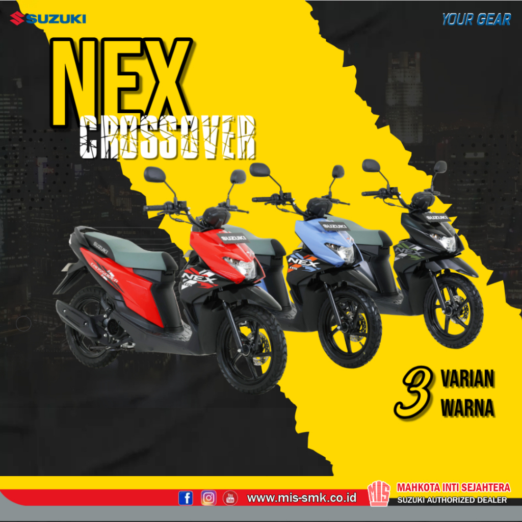 Jual Sepeda Motor Suzuki Nex Crossover | Shopee Indonesia