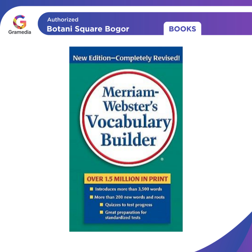 Jual Gramedia Bogor - Merriam-Webster's Vocabulary Builder - Perfect ...