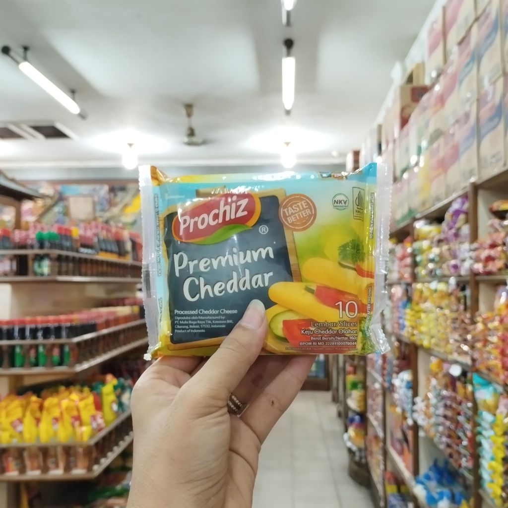 Jual PROCHIZ PREMIUM CHEDDAR SLICES PROCESSED CHEDDAR CHEESE 10 LEMBAR ...