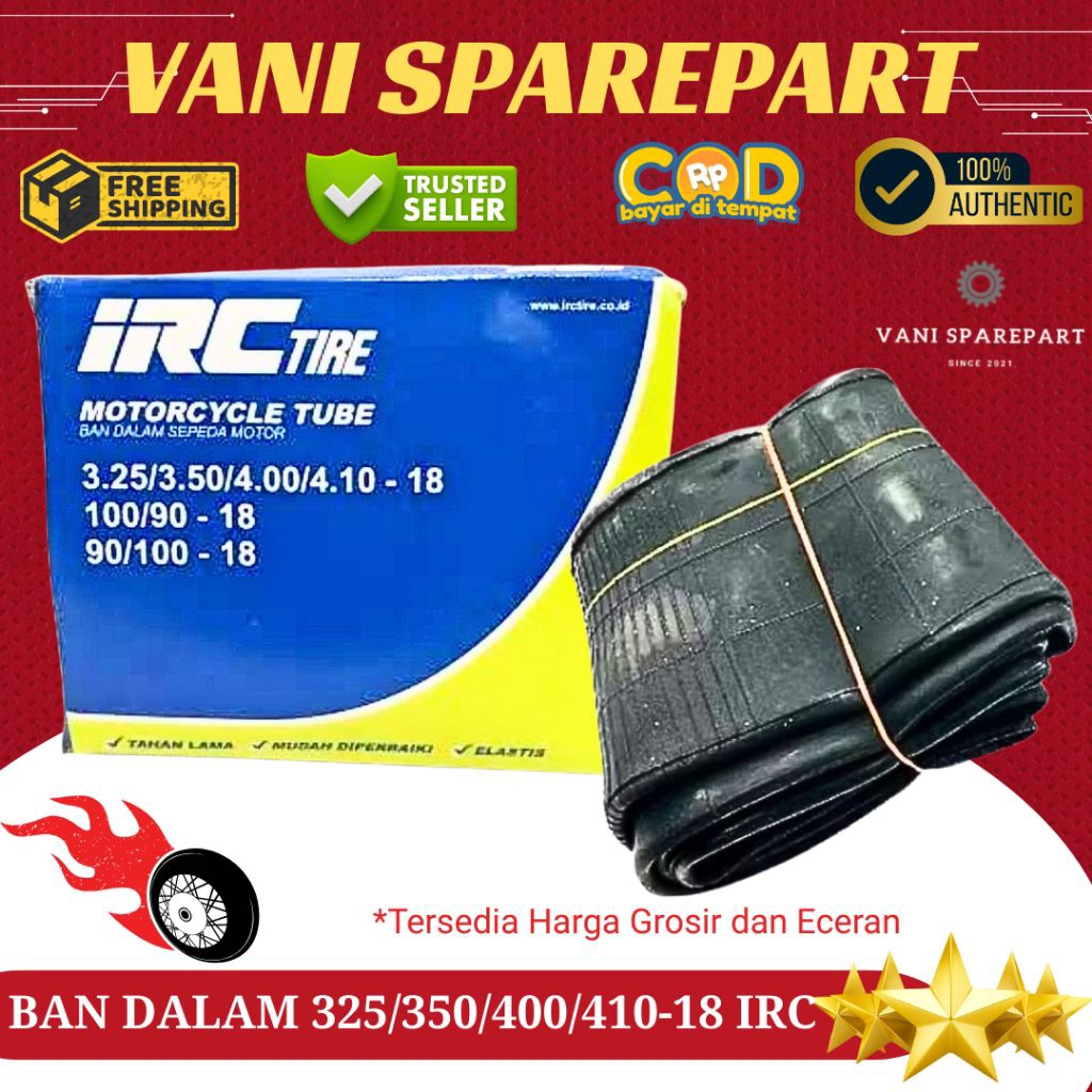 Jual BAN DALAM 325 / 350 / 400 / 410 -18 IRC | Shopee Indonesia