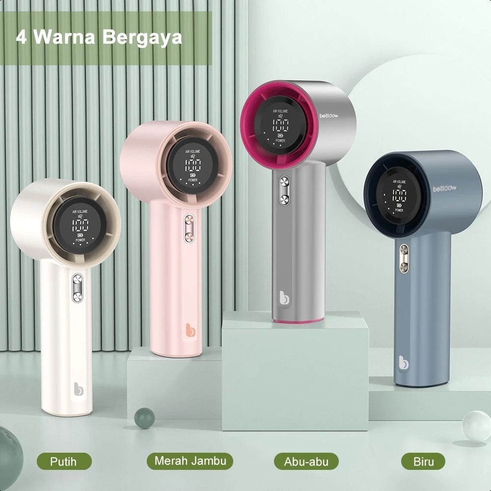 Jual 【2025 NEW】Goojodoq kipas Portable turbo 100 gear wind hight-speed ...