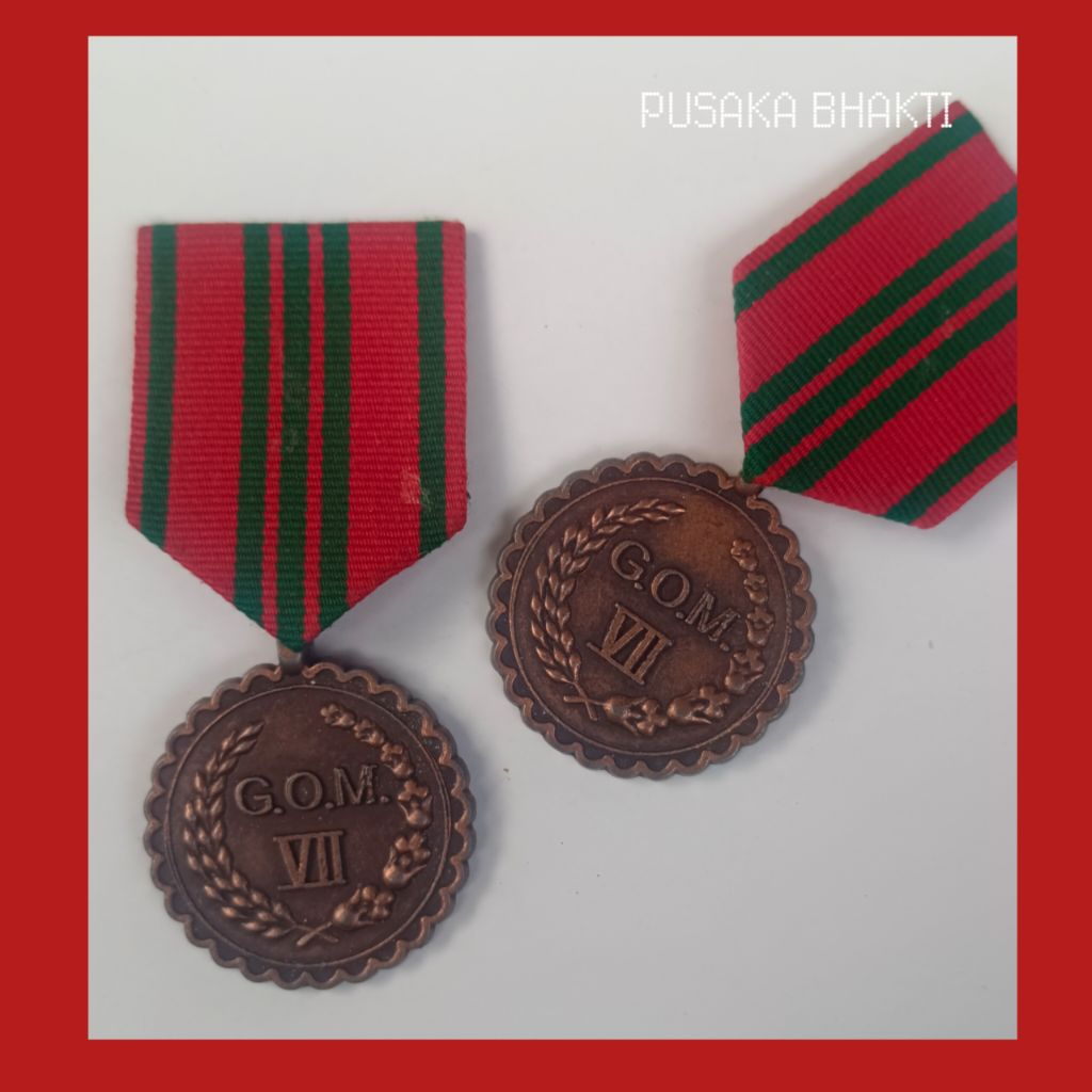 Jual SATYA LENCANA TANDA JASA PDU MEDALI TNI GOM 7 | Shopee Indonesia