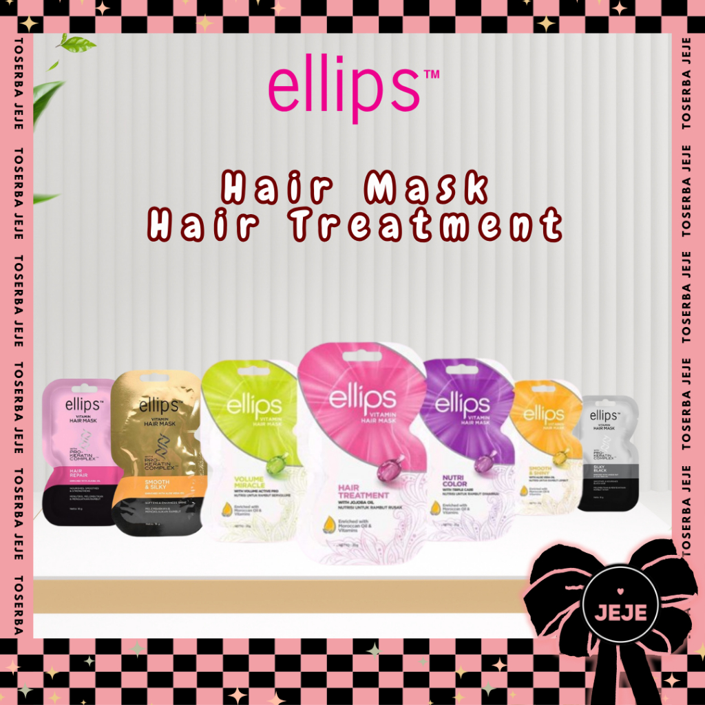 Jual Ellips Vitamin Hair Mask 20gr | Pro Keratin 18gr | Masker Rambut ...