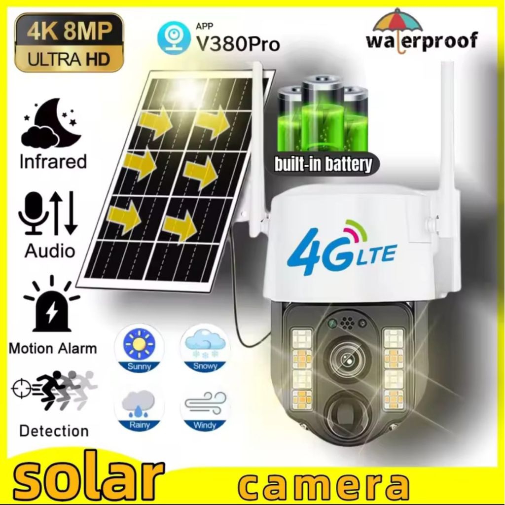 Jual APP V380PRO 4G PANTAU LEWAT HP CCTV IP PTZ OUTDOOR CAMERA CCTV SIM ...