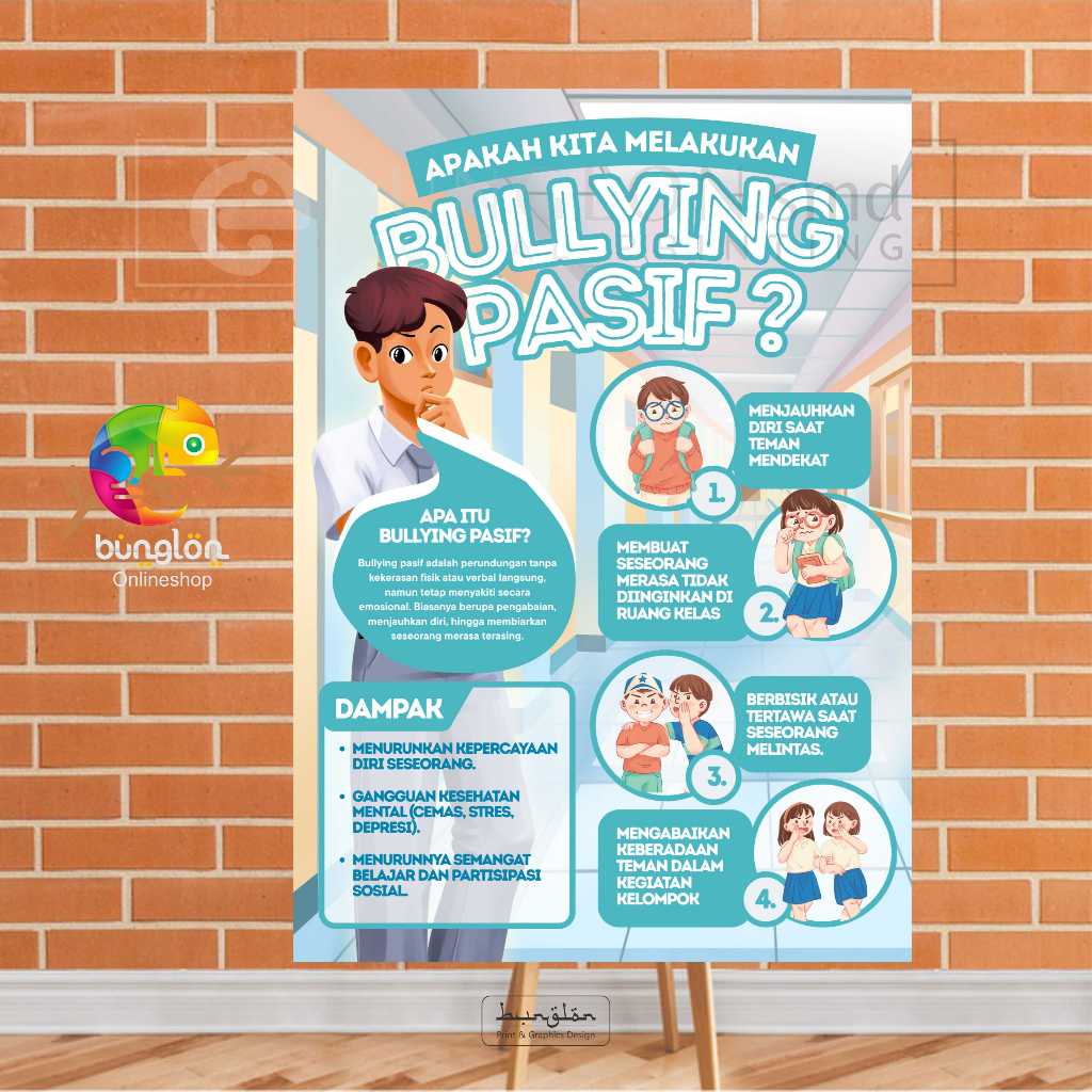 Jual Poster Bullying Pasif | Shopee Indonesia