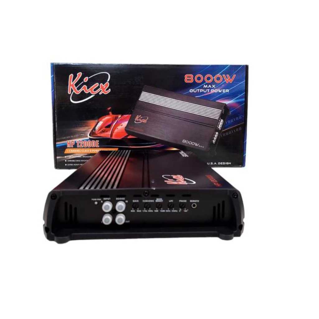 Jual Monoblock Kicx HP 1200 DE - Power Monoblock Amplifier Class D ...