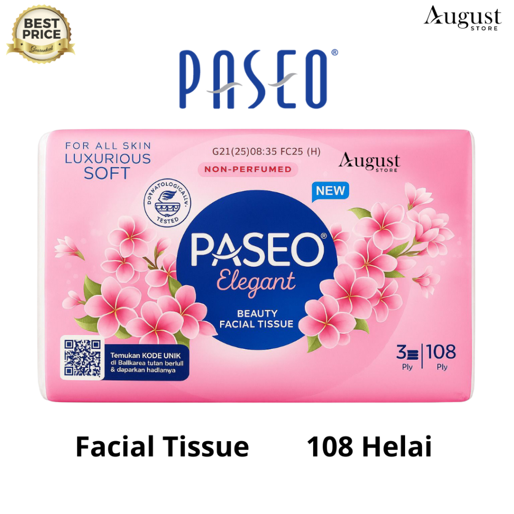 Jual Tisu Tissue Paseo Travel Pack Isi 108 Helai / 3 Ply / Tissue ...