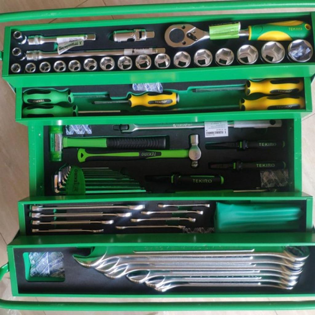 Jual TEKIRO TOOL BOX SET 66 PCS - TOOL KIT - MECHANIC TOOLSET | Shopee Indonesia