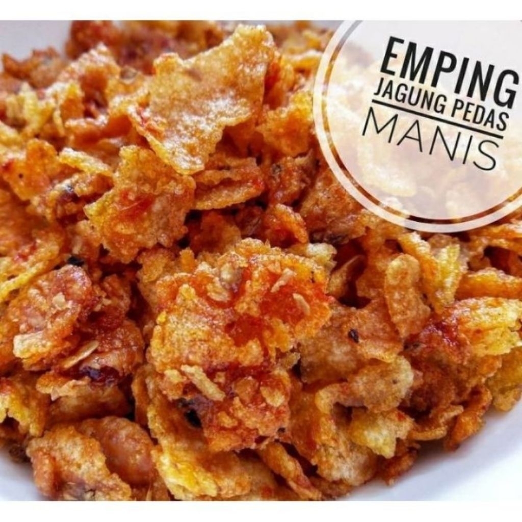 Jual Emping Jagung Pedas / Emping Jagung Pedas 1 Kg / Emping Jagung ...