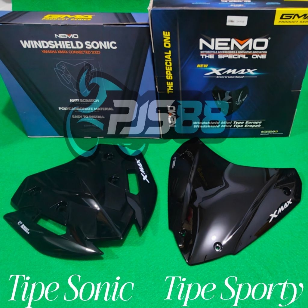 Jual Windshield Winsil Yamaha Xmax 250 new Connected / Winsil Nemo Xmax ...