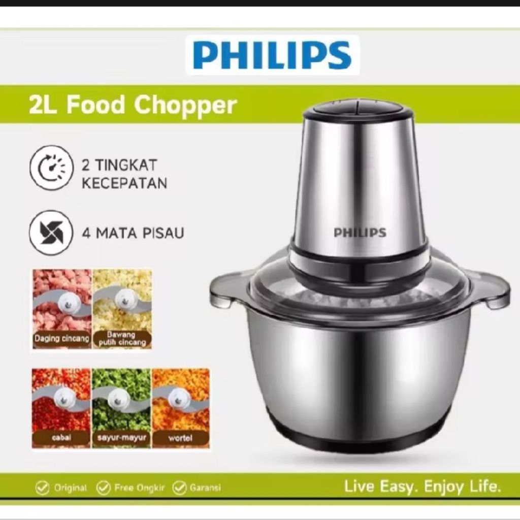 Jual Chopper Blender Daging Penggiling Meat Blender Elektrik Stainless ...
