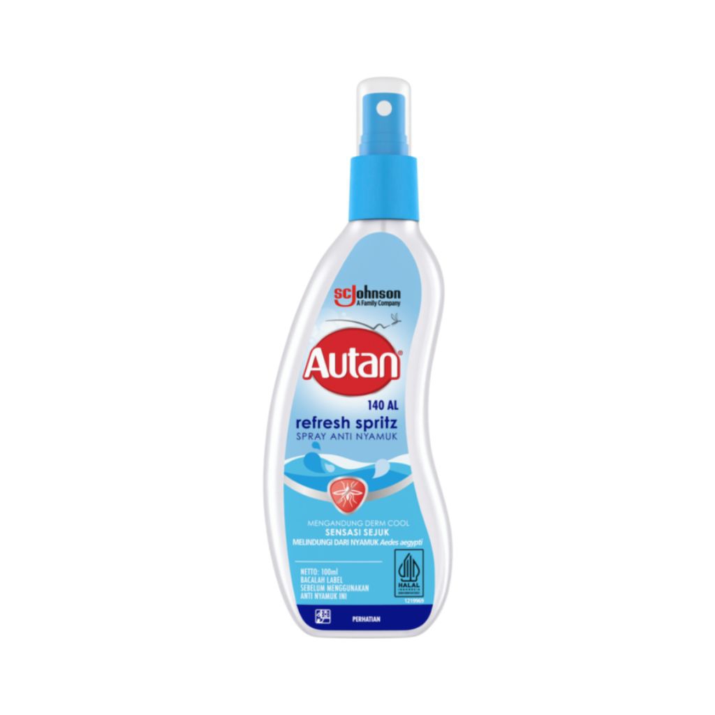 Jual Autan Refresh Spritz Bottle Spray Anti Nyamuk 100ml | Shopee Indonesia